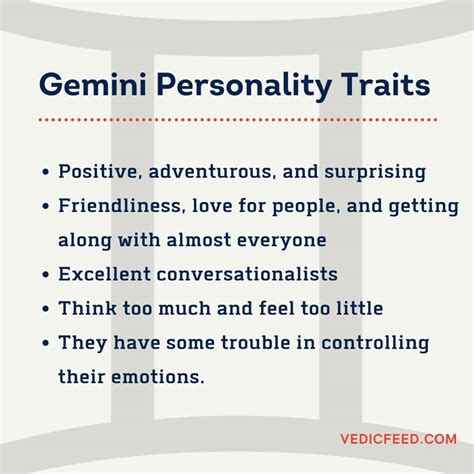 Gemini Personality Traits