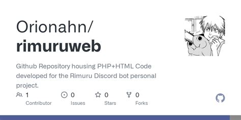 Github Orionahn Rimuruweb Github Repository Housing Php Html Code Developed For The Rimuru