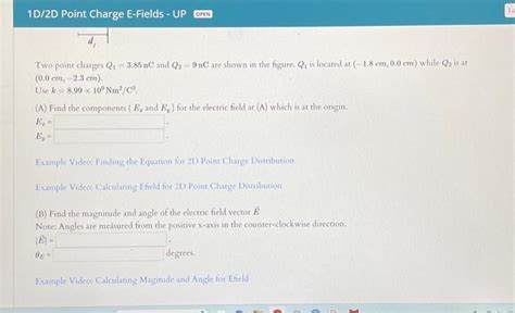 Solved Point Two Point Charges Q NC And Q NC Are Chegg
