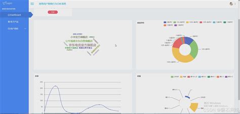 基于大数据技术的网络用户购物行为数据可视化分析系统网络用户行为分析 程序截图 Csdn博客
