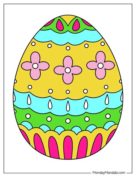 58 Easter Egg Templates Free Pdf Printables In 2025 Easter Egg
