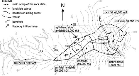 Figure 1 From Numerical Simulation Of Debris Flows Triggered From The Strug Rock Fall Source