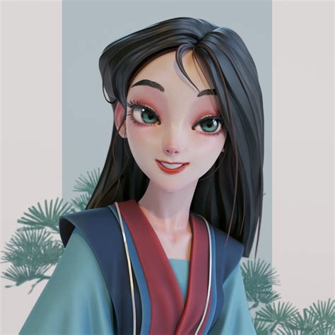 Artstation Mulan 木兰
