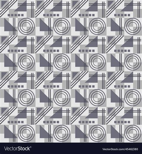 Seamless Pattern With Geometric Shapes Royalty Free Vector