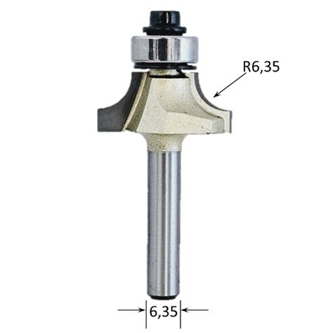 635mm Radius Rounding Over Router Bit Scanda