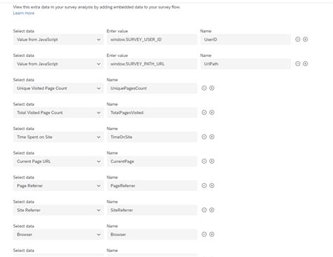 website embedded data is not always coming through on survey xm community