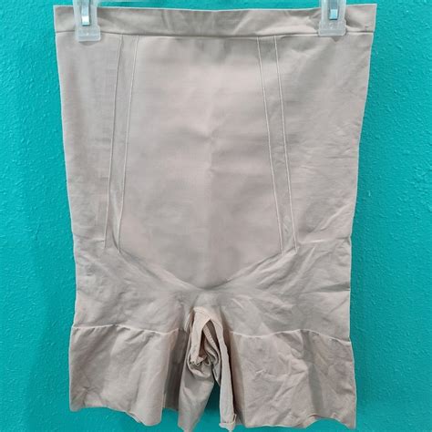 Spanx Oncore High Waist Mid Thigh Shaper Shorts Xl Gem