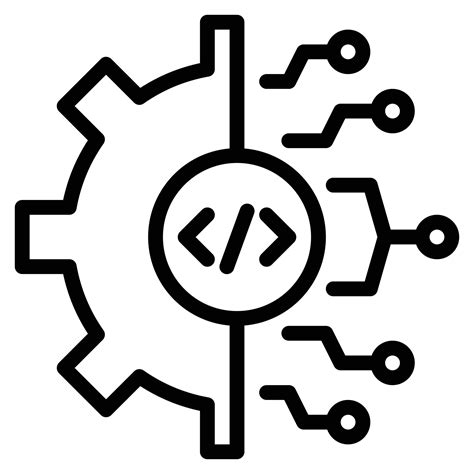 Digital Icon Line Vector Illustration 11464289 Vector Art At Vecteezy