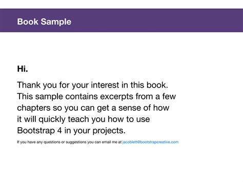 Bootstrap 4 Tutorial Pdf For Beginners Learn Step By Step Ppt