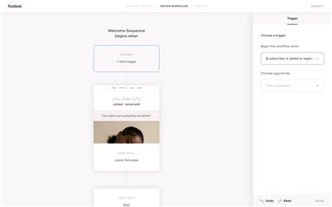 How To Create An Email Workflow In Flodesk Create With Danielle