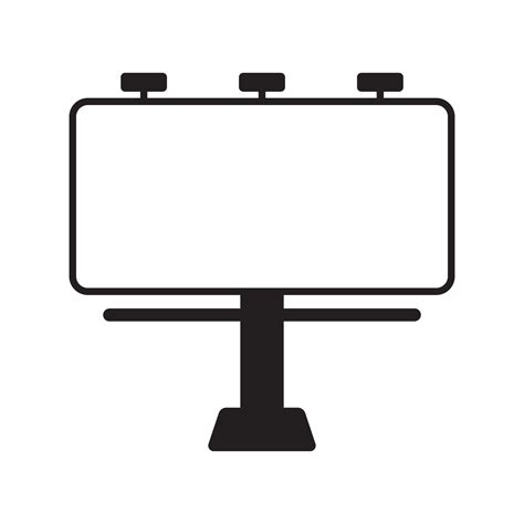 Billboard Icon Vector 24397699 Vector Art At Vecteezy