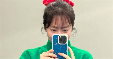 한지민 크리스마스 한정 팅커벨 이렇게 귀여울 수가