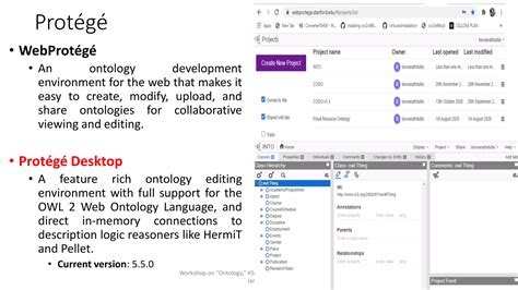 Tutorial On Ontology Editor Protege Pdf Operating Systems Computer Software And Applications