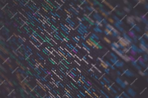 premium photo binary digital html javascript hacker source code