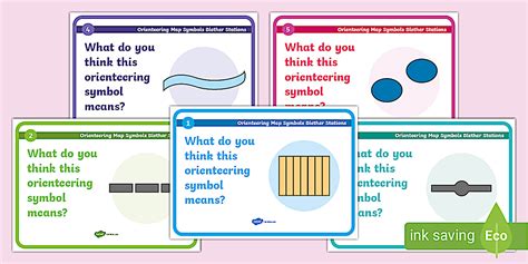 Orienteering Map Symbols Blether Stations Teacher Made