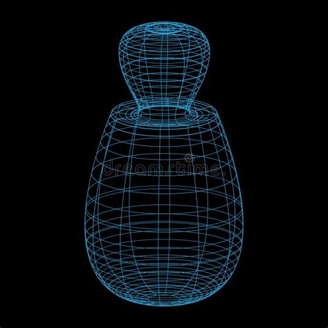 3d Mesh Grid Net Wire Frame Vector Lines Illustration 3d Wireframe