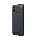 Mofi Carbon Fiber Shockproof Silicone Back Cover Protective Case For Xiaomi Redmi Note Pro