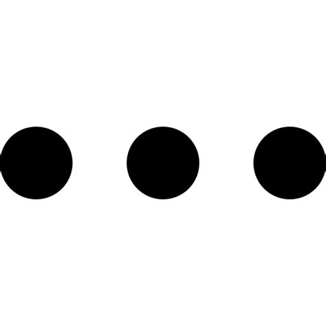 Dots Icon Vector