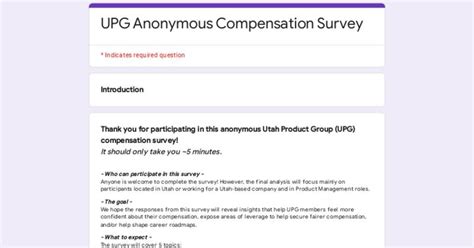 How To Get Involved In Product Compensation Survey By Taylor Heyman