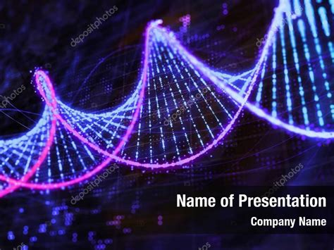Structure Digital Dna Color Powerpoint Template Structure Digital Dna Color Powerpoint Background