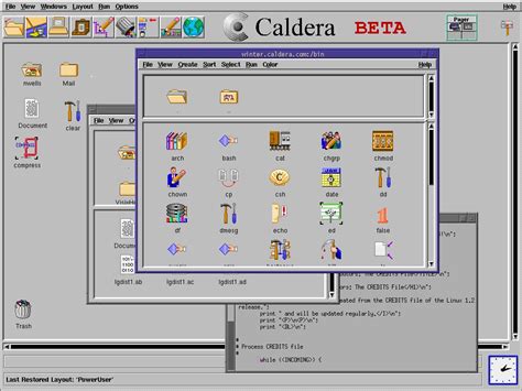 Caldera Linux 1995 Rvintageunix