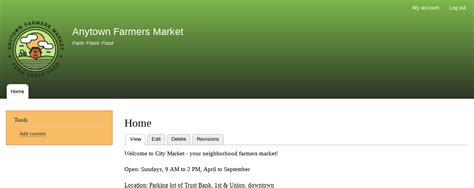 54 Designating A Front Page For Your Site Chapter 5 Basic Page Management Drupal User