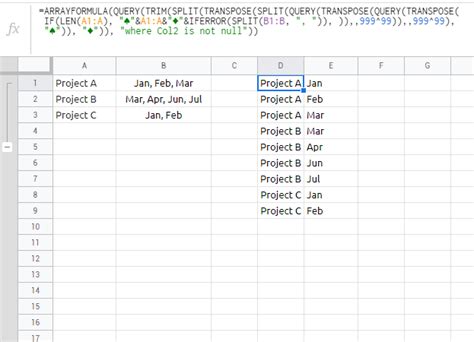Google Sheets How To Split Topics And Contents Into Multiple Rows Stack Overflow