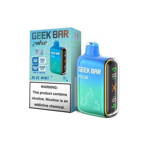 Geek Bar Pulse Disposable Blue Mint Scorpio Vaping Elements All