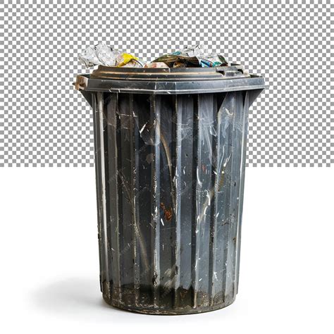 A Container For Disposing Of Garbage On A White Background Premium Ai Generated Psd