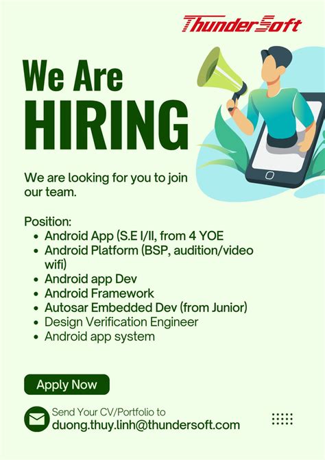 Dương Thùy Linh On Linkedin 💁‍♀️ Thundersoft Vietnam Is Hiring