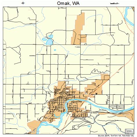 Omak Wa City Map At Susan Keefe Blog