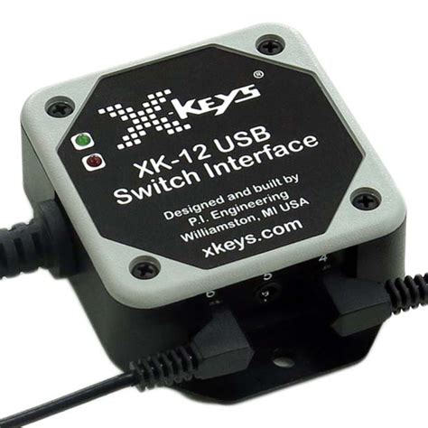 X Keys USB Switch Interface By PI Engineering ErgoCanada Detailed Specification Page