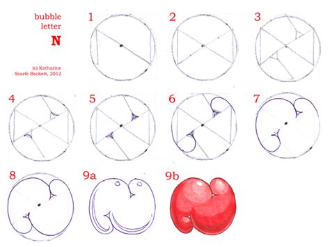 How To Draw Bubble Letters Page