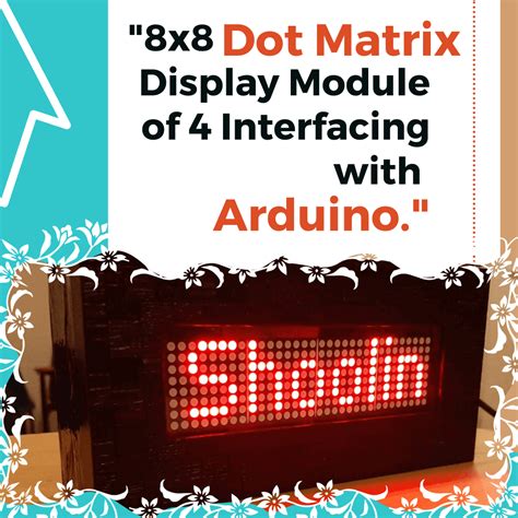 Max7219 Dot Led Matrix 4 In 1 Module Archives Pija Education