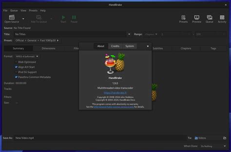 Handbrake 19 Adds Intel Qsv Vvc Decoder And Av1 Enhancements