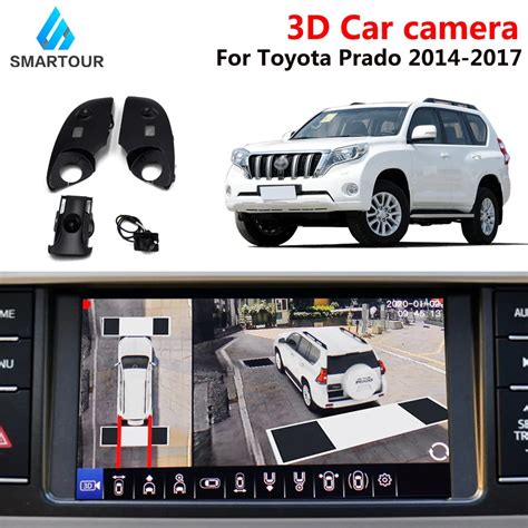 3d Hd 360 Degree Car Surround View Monitoring Bird View System 4 Camera