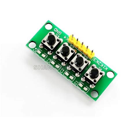 1x4 4 Keys Button Keypad Keyboard Breadboard Module For Arduino Ebay
