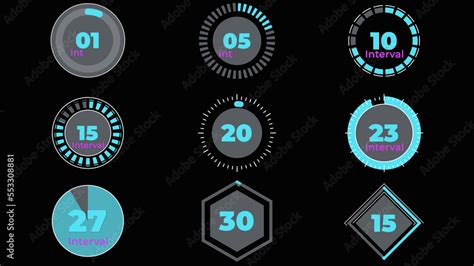 Countdown Timer Overlay Stock Template Adobe Stock