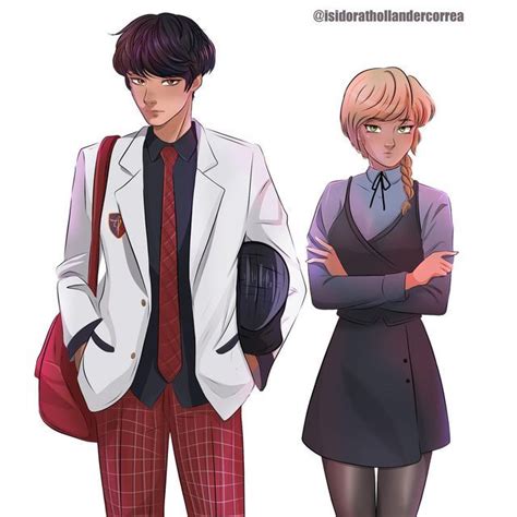 𝑰𝒔𝒊𝒅𝒐𝒓𝒂 𝑻𝒉𝒐𝒍𝒍𝒂𝒏𝒅𝒆𝒓 𝑪𝒐𝒓𝒓𝒆𝒂 On Instagram Felix X Kagami Genderbend 🤍