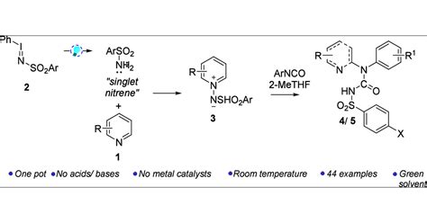 Photolytic Ortho Selective Amino Pyridylation Of Aryl Isocyanates With N Amino Pyridinium Ylides