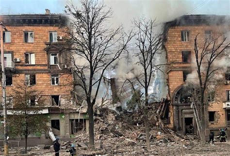 Ракетный удар РФ по Запорожью последствия