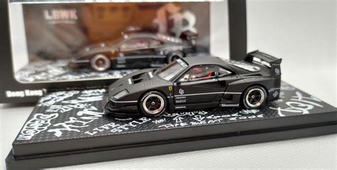 Inno64 Ferrari F40 Lbwk Matte Black R Hotwheels