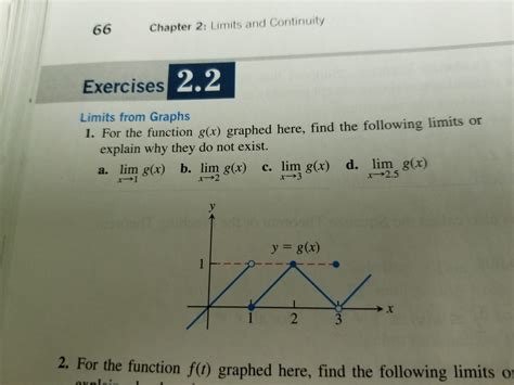 Solved Chapter Limits And Continuity Exercises Chegg