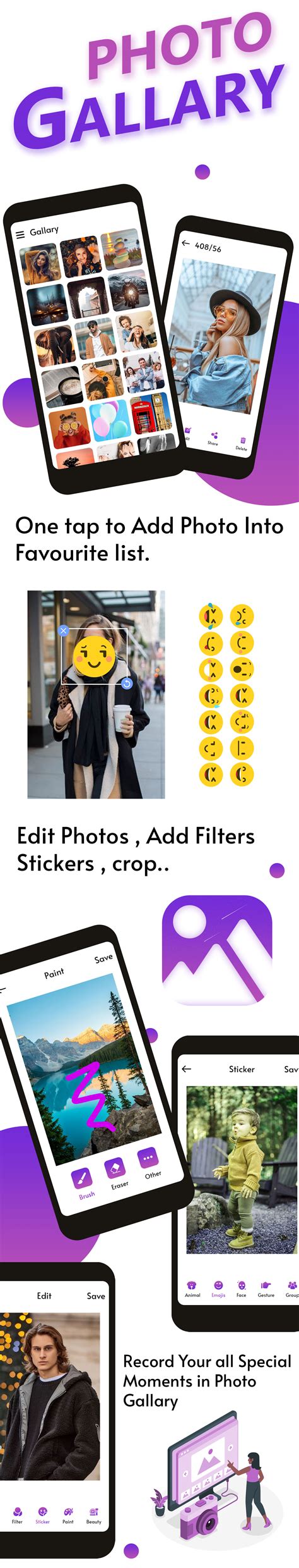 Photo Gallery Android App Source Code By CodeMaxInfotech Codester