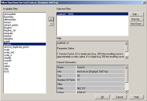 Data Data Filter UniPlot Documentation