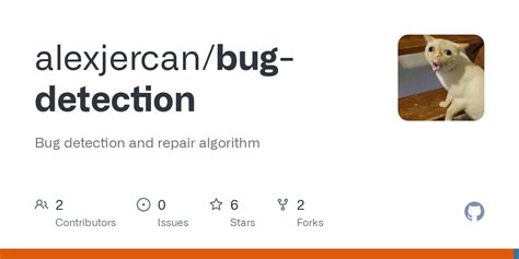 Github Alexjercan Bug Detection Bug Detection And Repair Algorithm