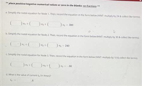 Solved Given R 612 Use Node Voltage Analysis To Compute