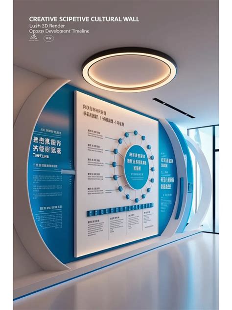 全网原创首发：科技感十足的企业文化墙设计 小红书 花瓣网