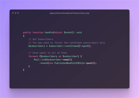 How To Send Email To Subscribers When You Publish A Post On Laravel