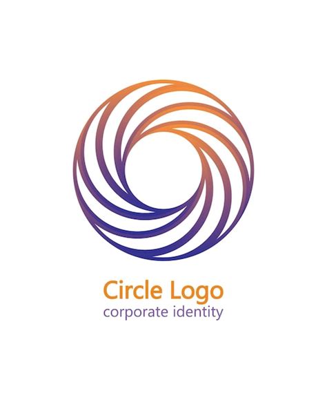 Premium Vector Dynamic Circle Logo Suitable For Corporate Identity